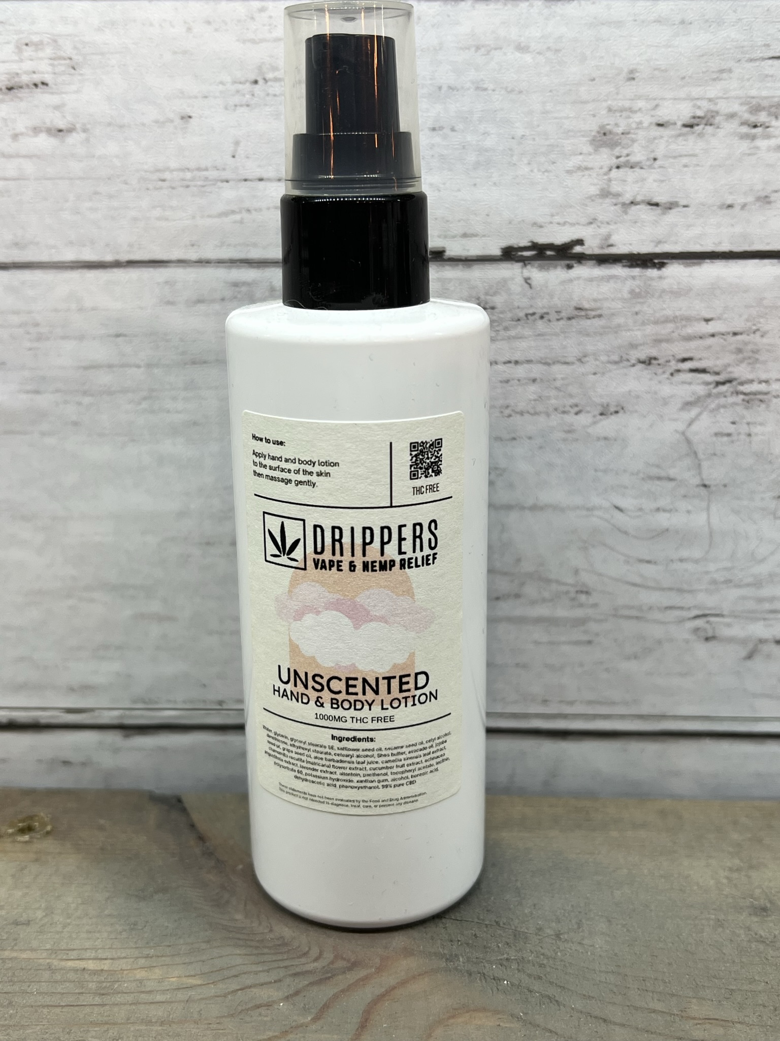 CBD Hand and Body Lotion | 1000mg 4oz | Drippers Vape and Hemp